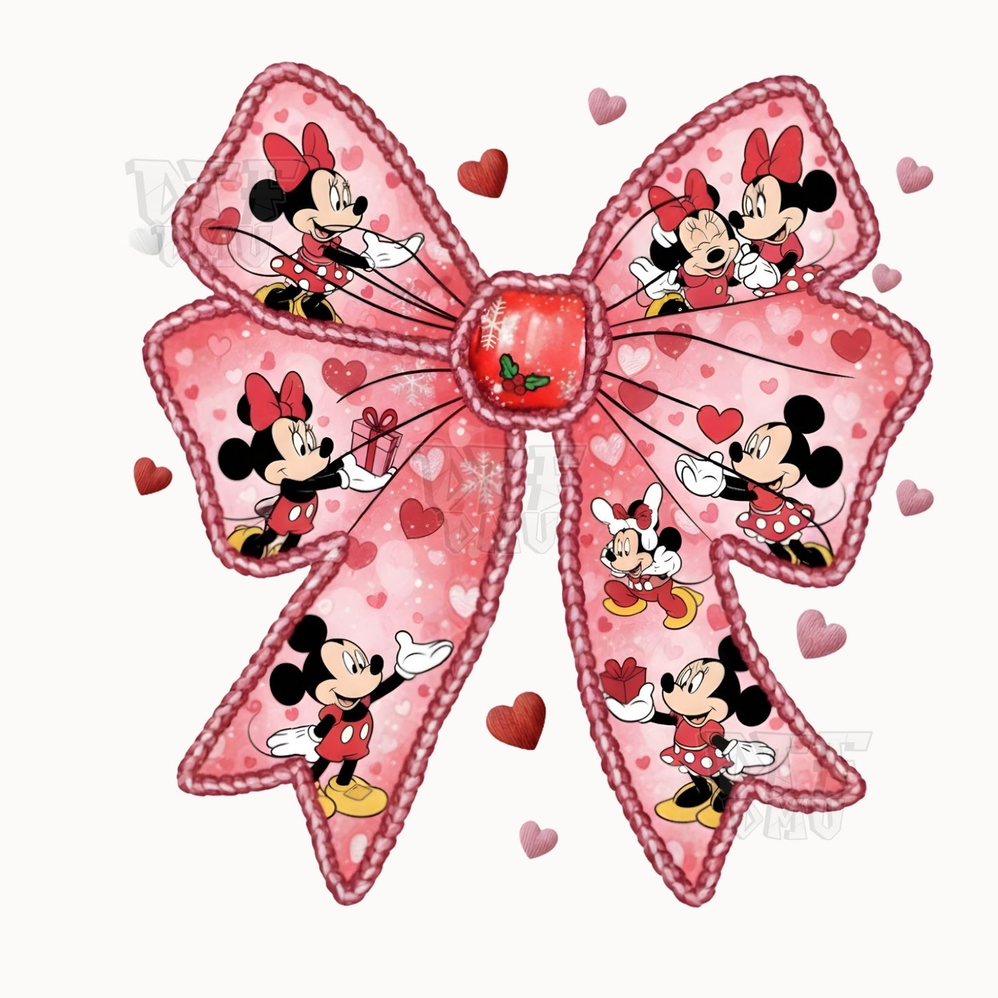 Disney Princess Valentine's Day BOW DTF Transfer Print Only. – DTF DMV